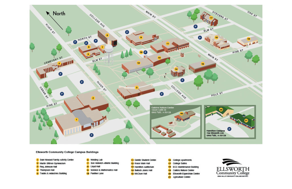 Maps and Directions | Ellsworth Community College